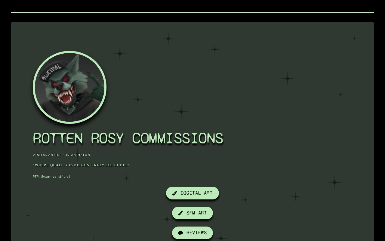 Rotten Rosy Commissions